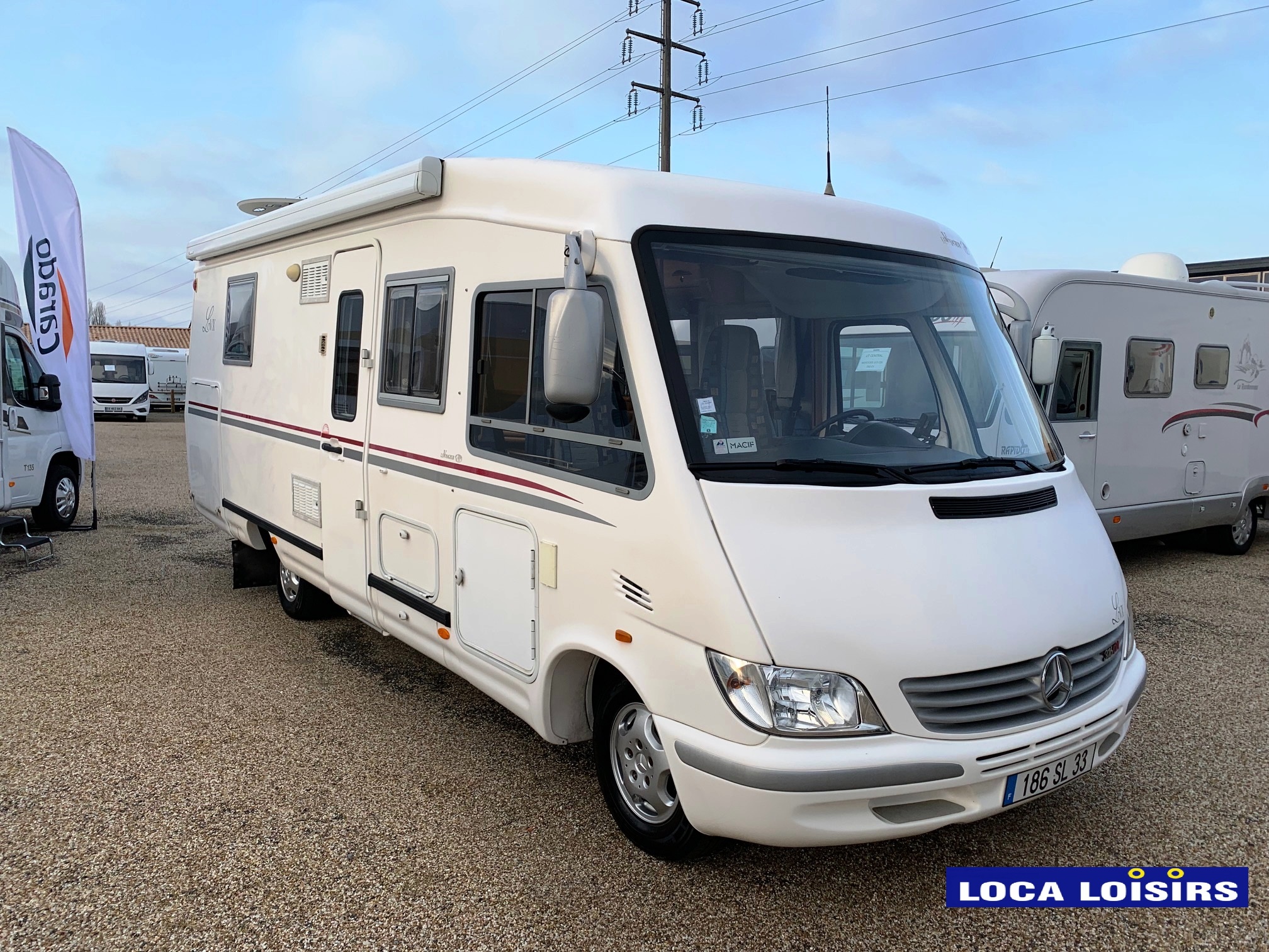 Le Voyageur Lvx 850 Lit Central occasion de 2005 - Mercedes - Camping ...